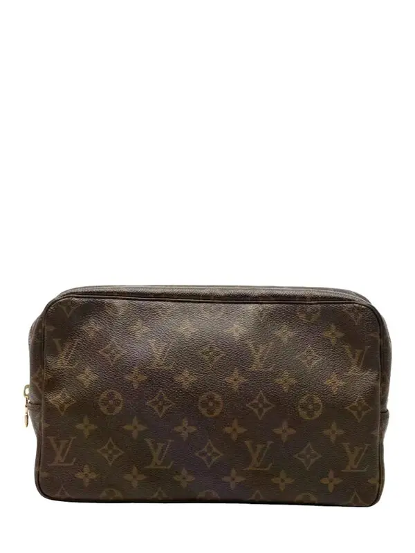LOUIS VUITTON Monogram Canvas Trousses Toilette 28 - Brown