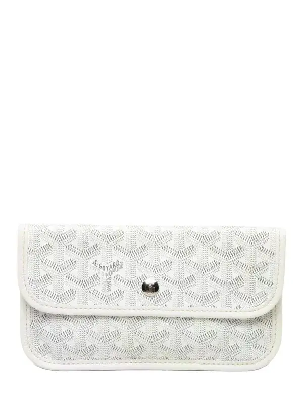 Goyard Saint Louis Pouch - White
