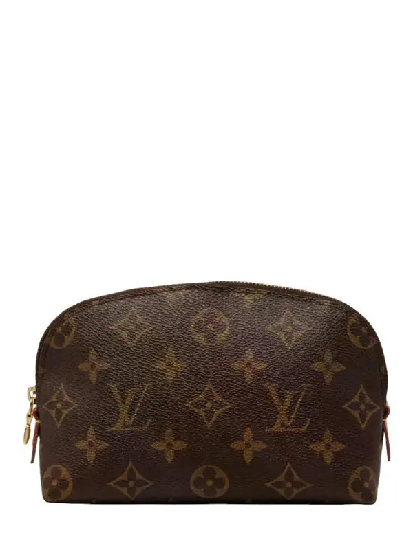 LOUIS VUITTON Monogram Cosmetic Pouch Pm - Brown