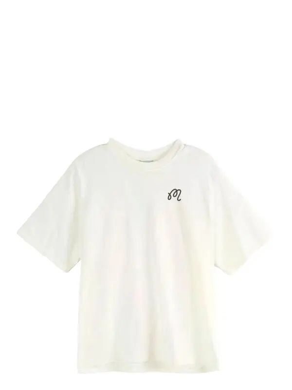 MALBON Bermuda Cigar Graphic-print Logo-embroidered T-shirt - Neutrals