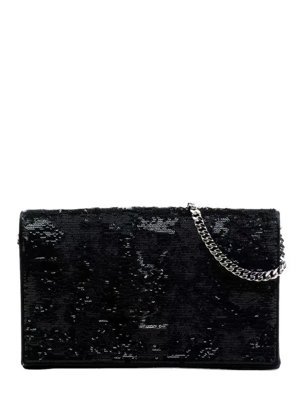 Saint Laurent Monogram Kate Wallet On Chain Crossbody Bag - Black