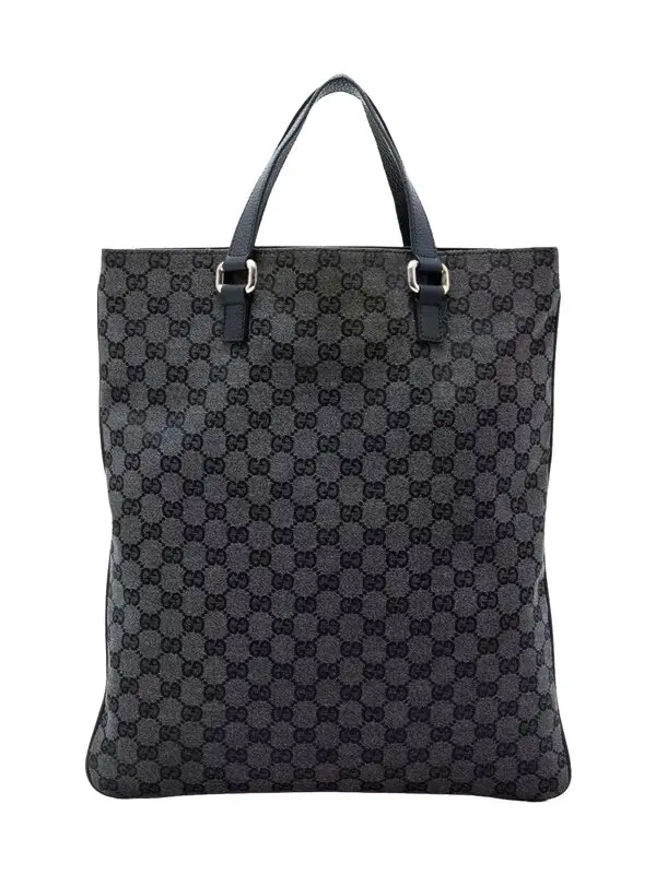 Gucci Gg Canvas Tote Bag - Grey