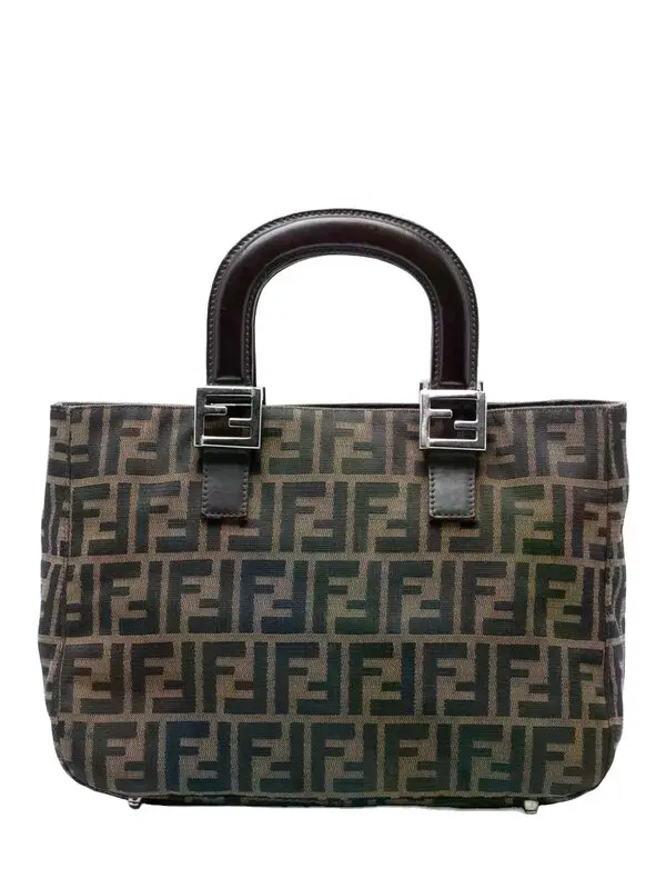 Fendi Small Zucca Canvas Tote Bag - Brown