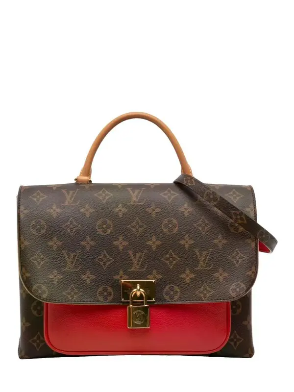 LOUIS VUITTON Monogram Marignan Satchel - Brown