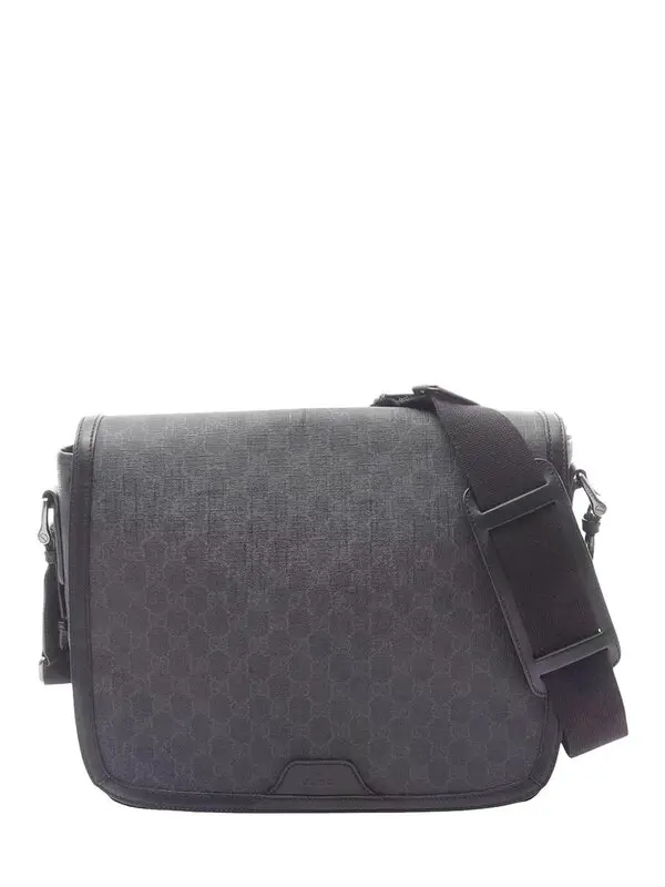 Gucci Gg Supreme Messenger Bag - Black