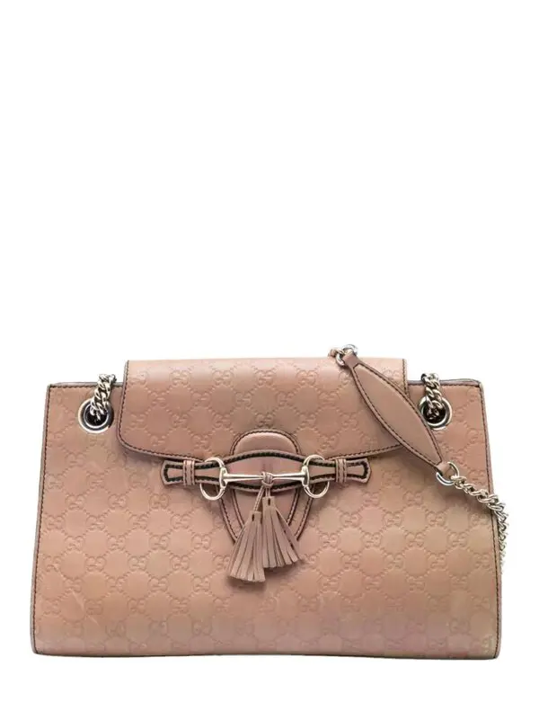 Gucci Large Emily Shoulder Bag - Brown