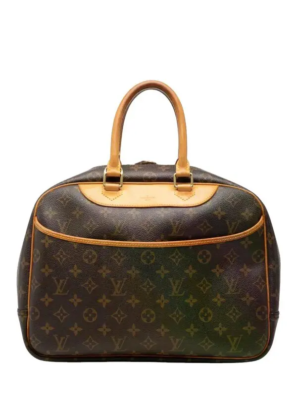 LOUIS VUITTON Monogram Canvas Deauville Handbag - Brown