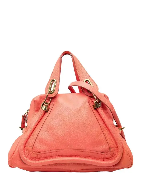 Chloé 2013 Medium Leather Paraty Satchel - Orange