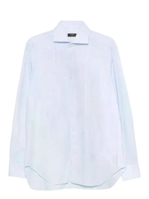 BARBA NAPOLI Striped Shirt - Blue