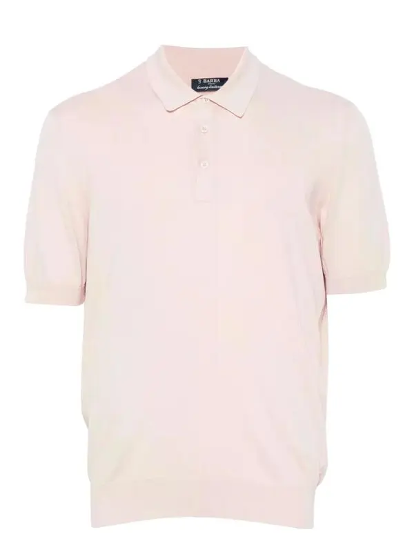BARBA NAPOLI Short-sleeve Polo Shirt - Pink