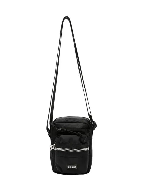 Sacai Multi-pocket Messenger Bag - Black