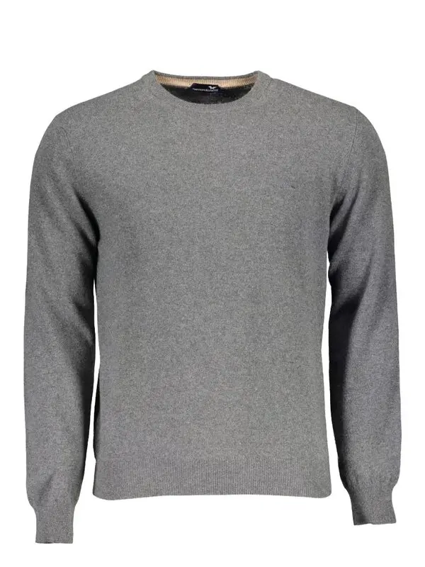 HARMONT & BLAINE Crew-neck Cashmere Sweater - Grey