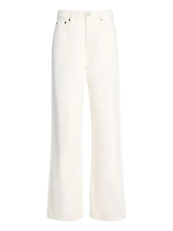 Still Here Rigid Relaxed-leg Jeans - White