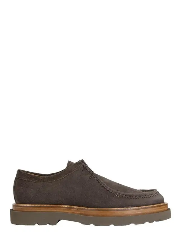 Paul Smith Connor Suede Lace-up Boots - Taupe
