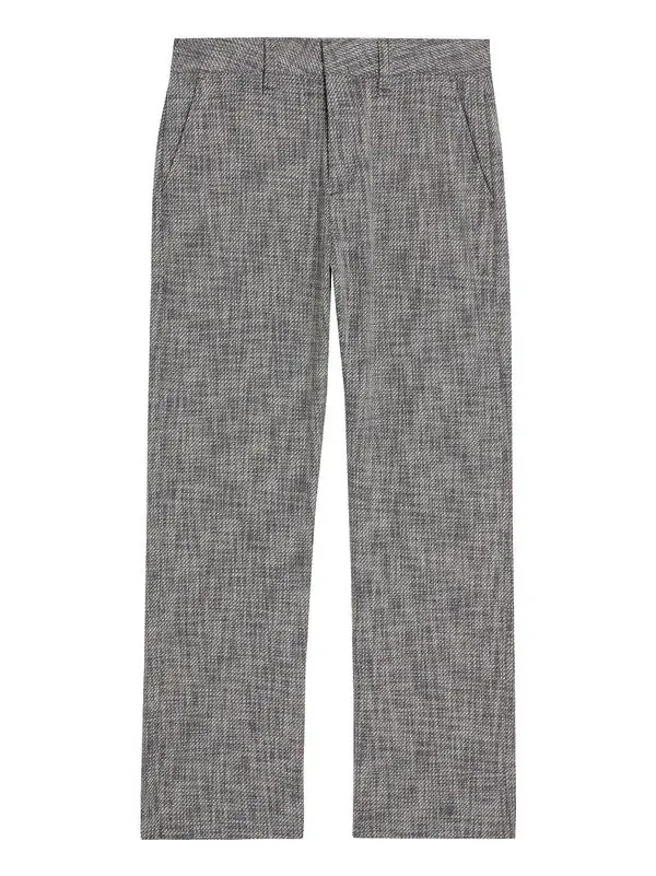 Rag & Bone Haydon Cotton-blend Tweed Trousers - Navy