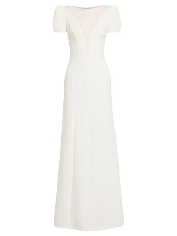 Jenny Packham Empress Beaded Gown - Off-white