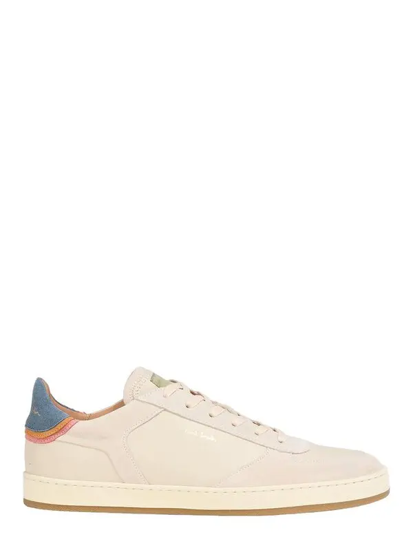 Paul Smith Destry Suede And Leather Lace-up Sneakers - Beige