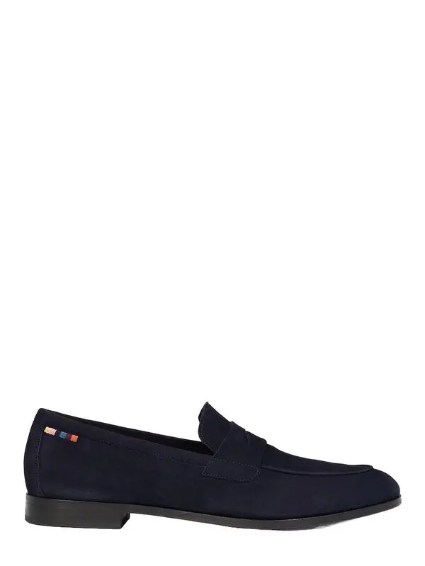 Paul Smith Suede Penny Loafers - Navy