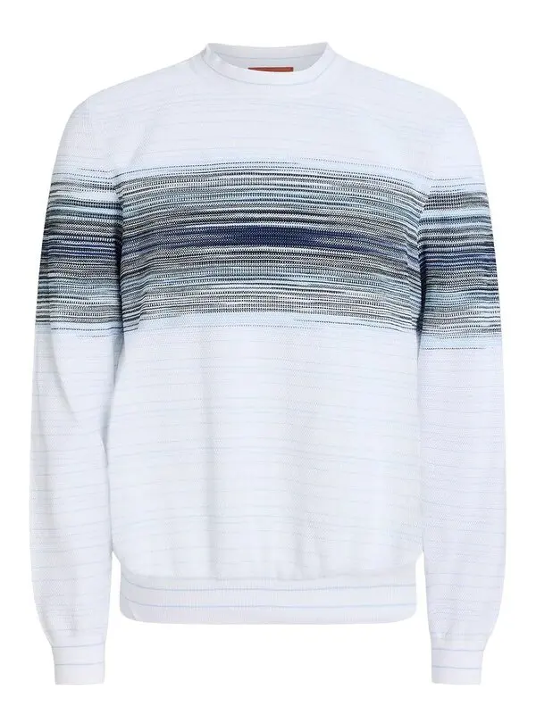 Missoni Spacedye Cotton Sweater - White
