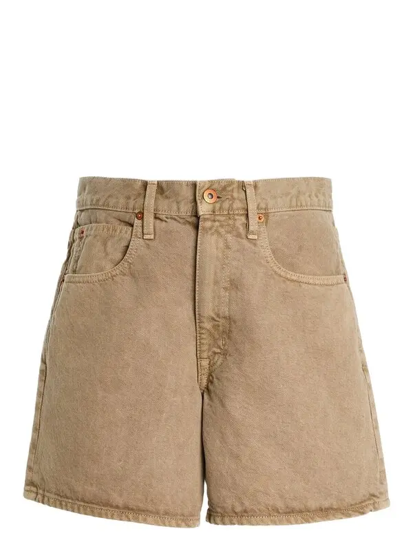 SLVRLAKE Walker Denim Shorts - Brown