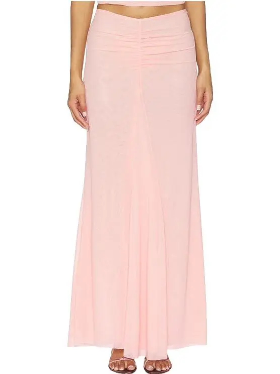 Majorelle Chantal Maxi Skirt - Peach Pink