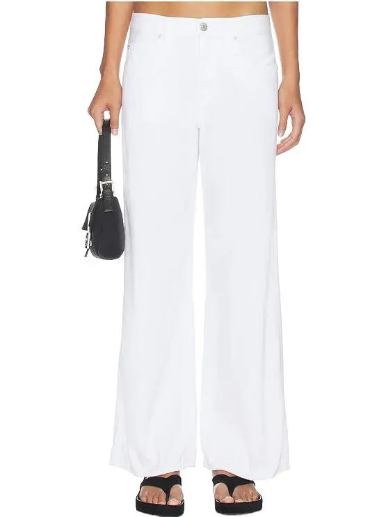 AMO Regina Wide Leg Jeans - White