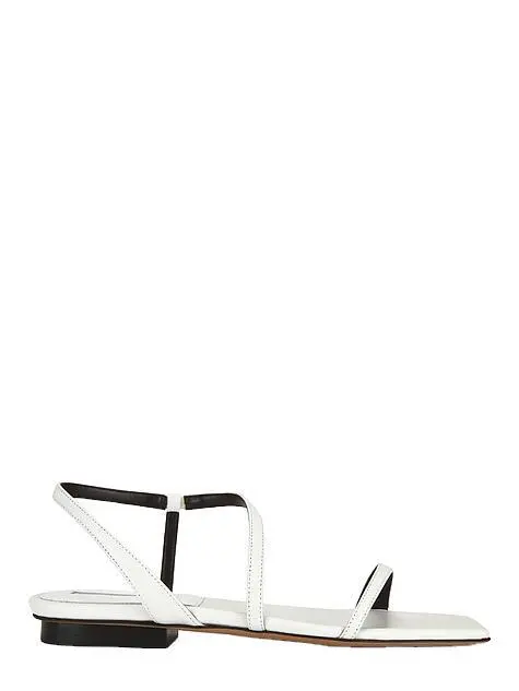EMME PARSONS Delice Sandal White - Optic White Nappa
