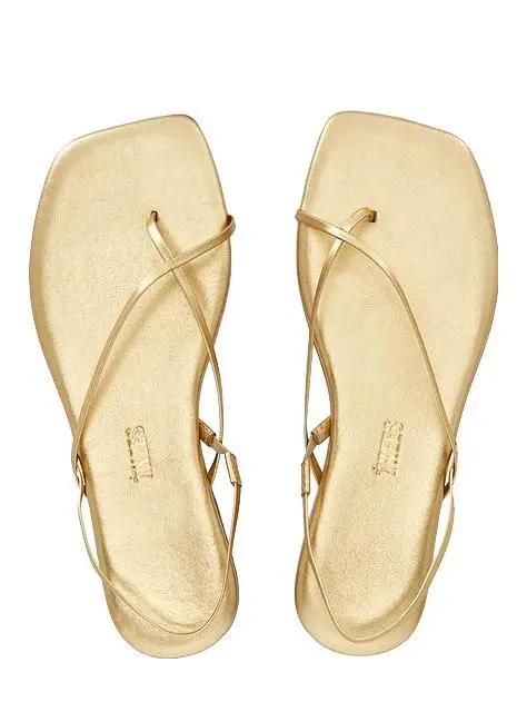 Tkees Millie Metallic Gold Sandals - Blink