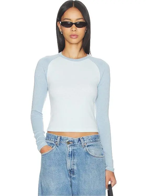 Lioness Bronx Long Sleeve Top - Sky Blue