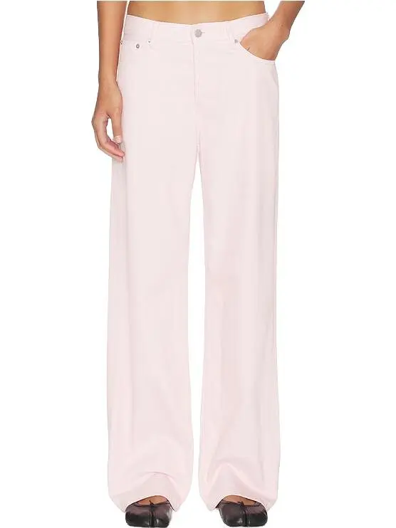 Still Here Everyday Wide Leg Jeans - Pink