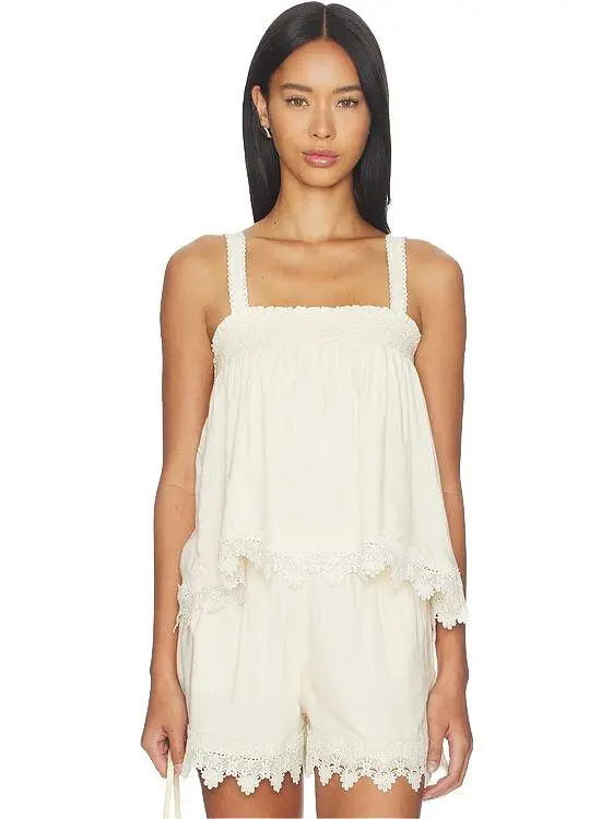 BOBI Malaga Tank Top - Soft White