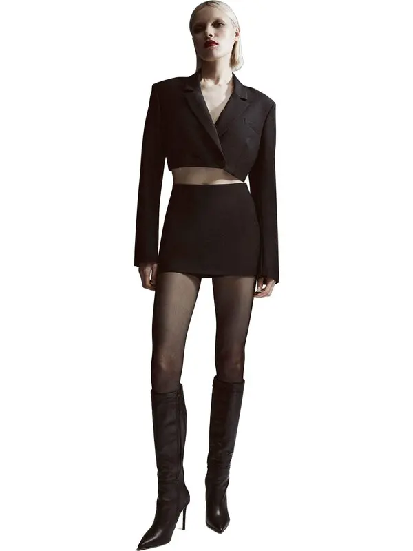 Bardot Aver Mini Skirt - Black