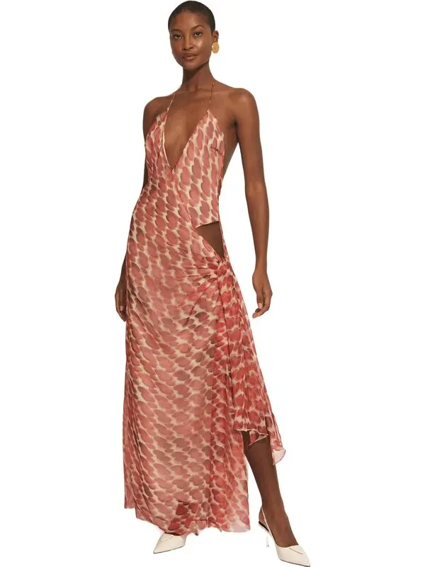 Bardot Cyrel Printed Maxi Dress - Red Spot