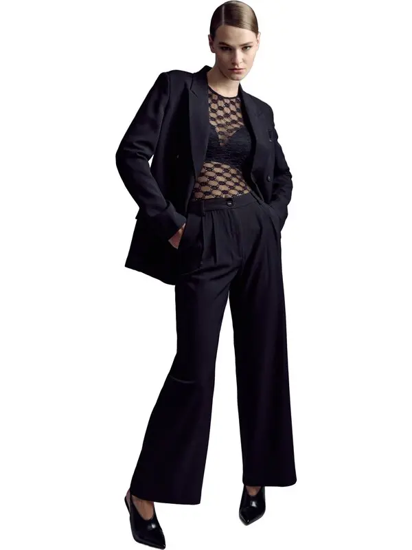 Bardot Sloane Straight Leg Pant - Black