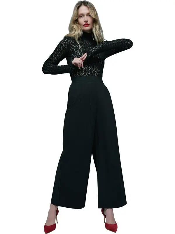 Bardot Eliza High Rise Cargo Pant - Black