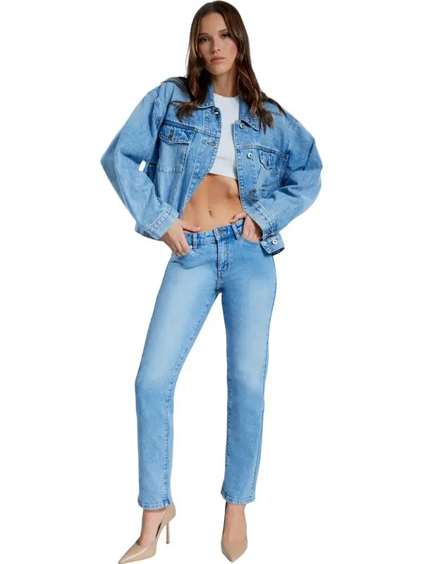 Bardot Faris Straight Leg Jeans In Wash - Vintage