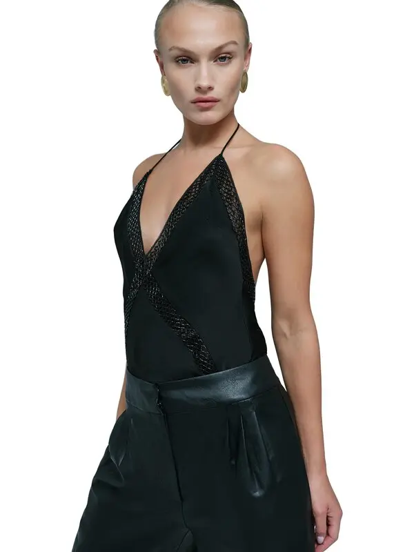 Bardot Olena Trim Insert Camisole - Black