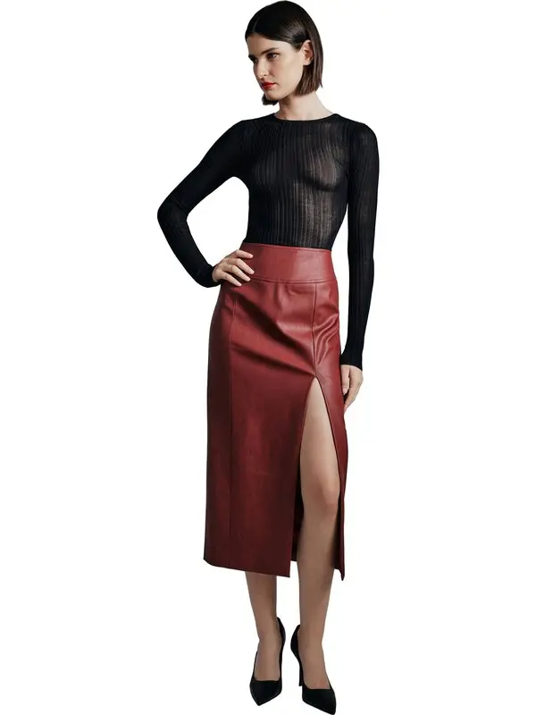 Bardot Anders Knit Top - Black