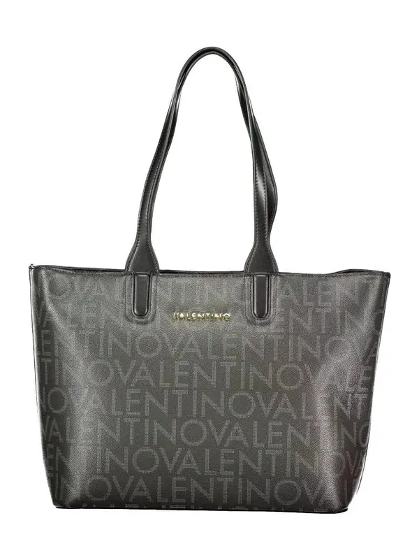 MARIO VALENTINO Logo Print Tote Bag - Grey