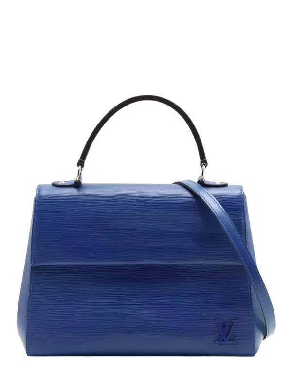 LOUIS VUITTON Epi Leather Cluny Mm Satchel - Blue