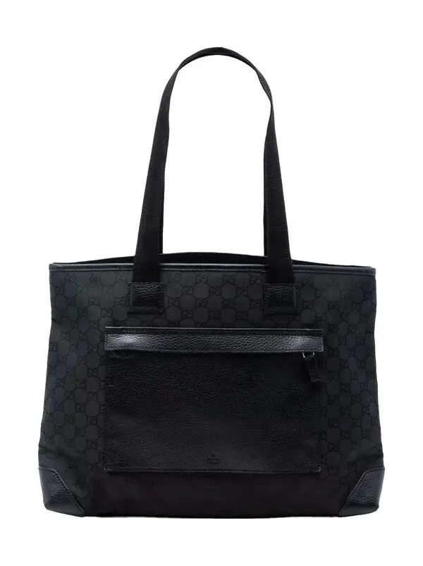 Gucci Gg Nylon Tote Bag - Black