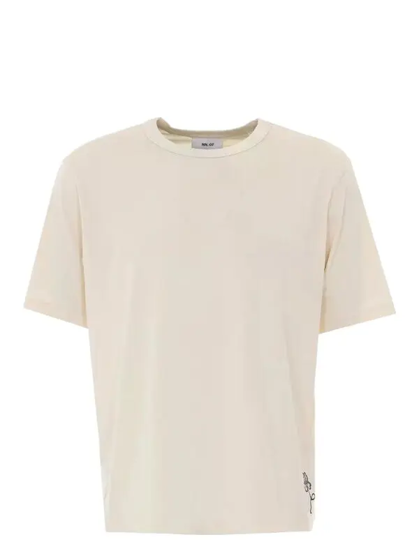 Nn07 Jett Graphic-print T-shirt - Neutrals