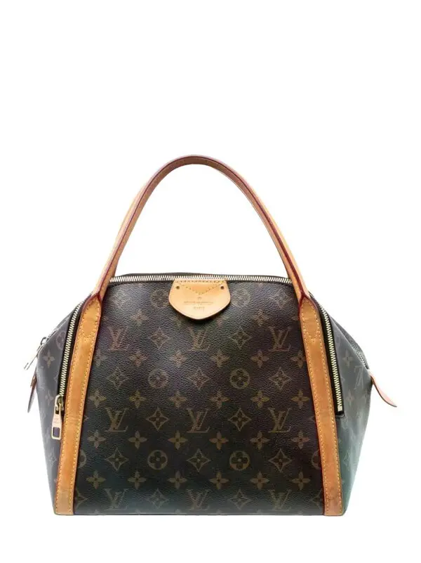 LOUIS VUITTON Monogram Marais Mm Handbag - Brown