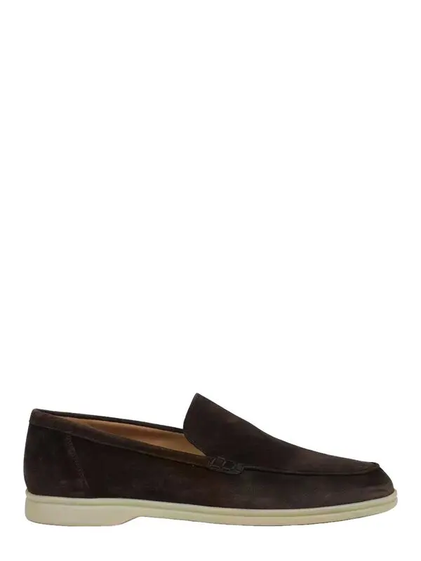 MILLE 885 Premiata Suede Slip-on Loafers - Brown