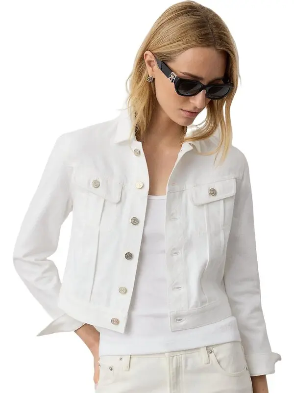 Ralph Lauren Rigby Denim Trucker Jacket - Chic White