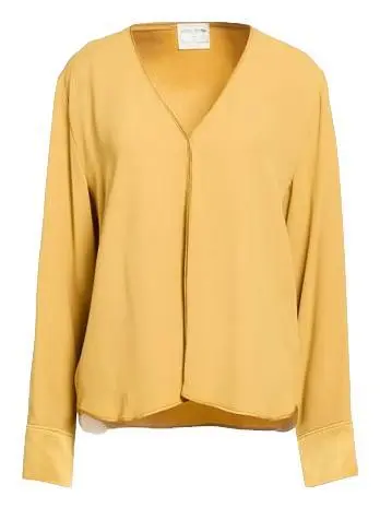 FORTE_FORTE Marigold Acetate And Viscose Top - Yellow