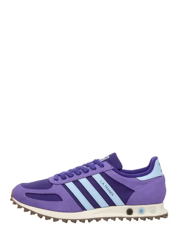 Adidas La Trainer Og Sneakers - Collegiate Purple/glow Blue/purple Rush