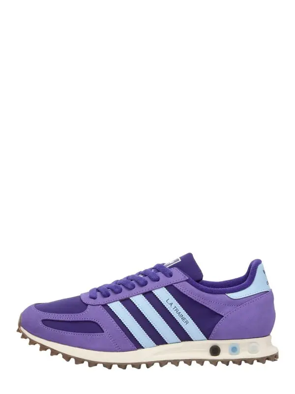 Adidas La Trainer Og Sneakers - Collegiate Purple/glow Blue/purple Rush