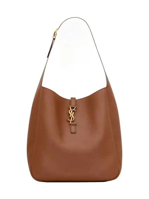 Saint Laurent Le 5 À 7 Supple Large Grained Leather Bag - Fox
