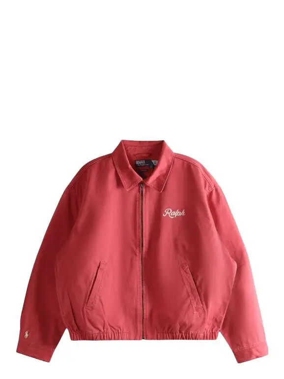 Polo Ralph Lauren Long Sleeve Ralph Script Windbreaker Jacket - Nantucket Red